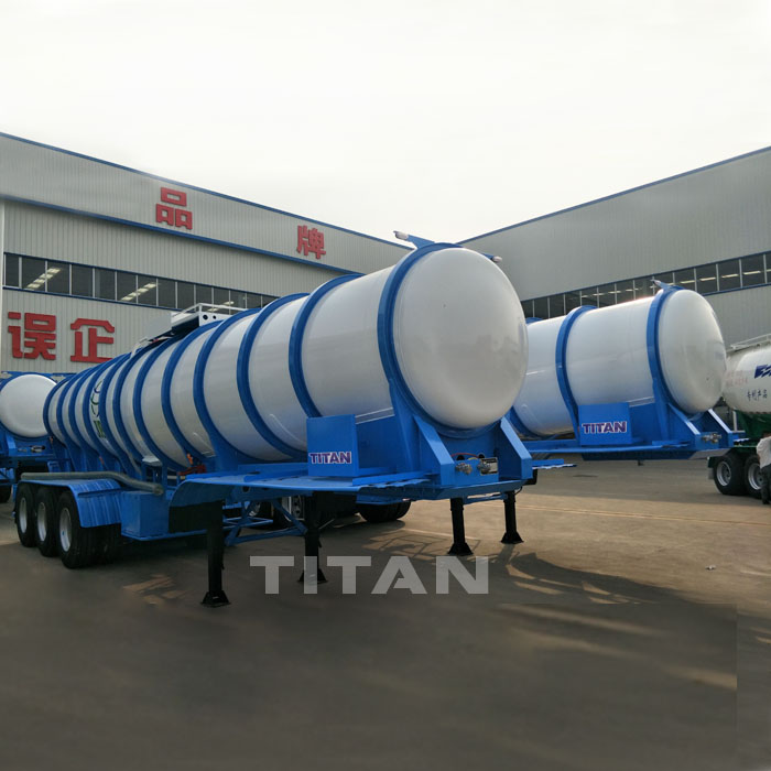 chemical transport tanker trailer 19m3 Tri-axle 98% sulfuric acid tanker trailer